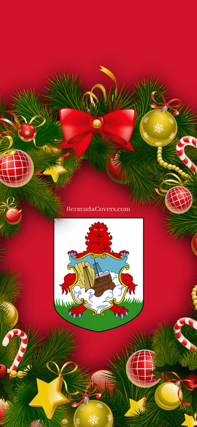 Bermuda Crest Christmas Wreath Facebook, Twitter & Phone Screen #2 ...