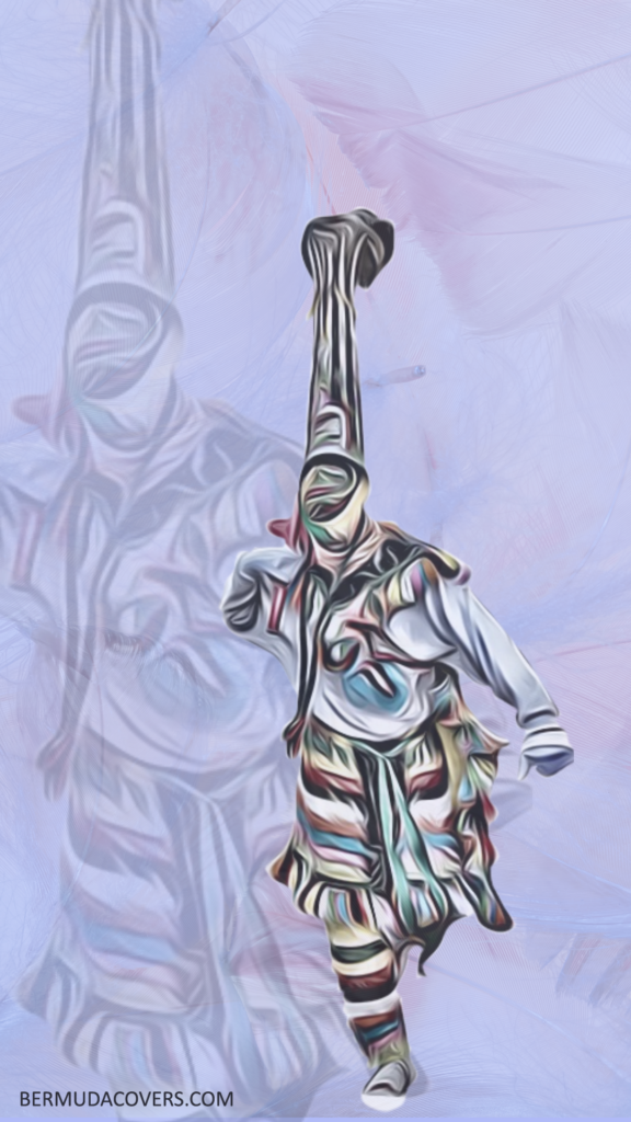 Pale Two Layer Gombey Facebook Cover & Phone Wallpaper | BermudaCovers.com