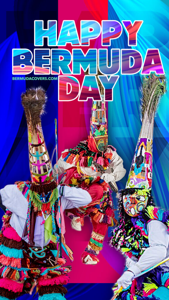 Triple Line Look Gombeys Happy Bermuda Day Facebook Cover & Phone ...