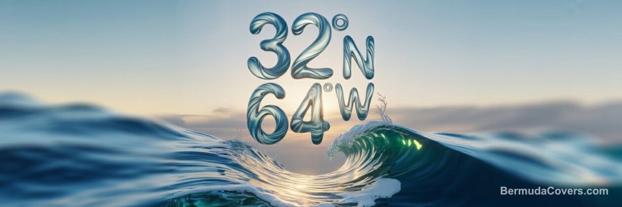 Bermuda Coordinates Wave Facebook Cover & Phone Wallpaper ...